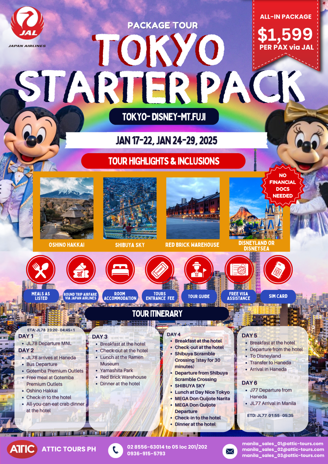 Tokyo Starter Pack (Jan 2025) – Attic Tours